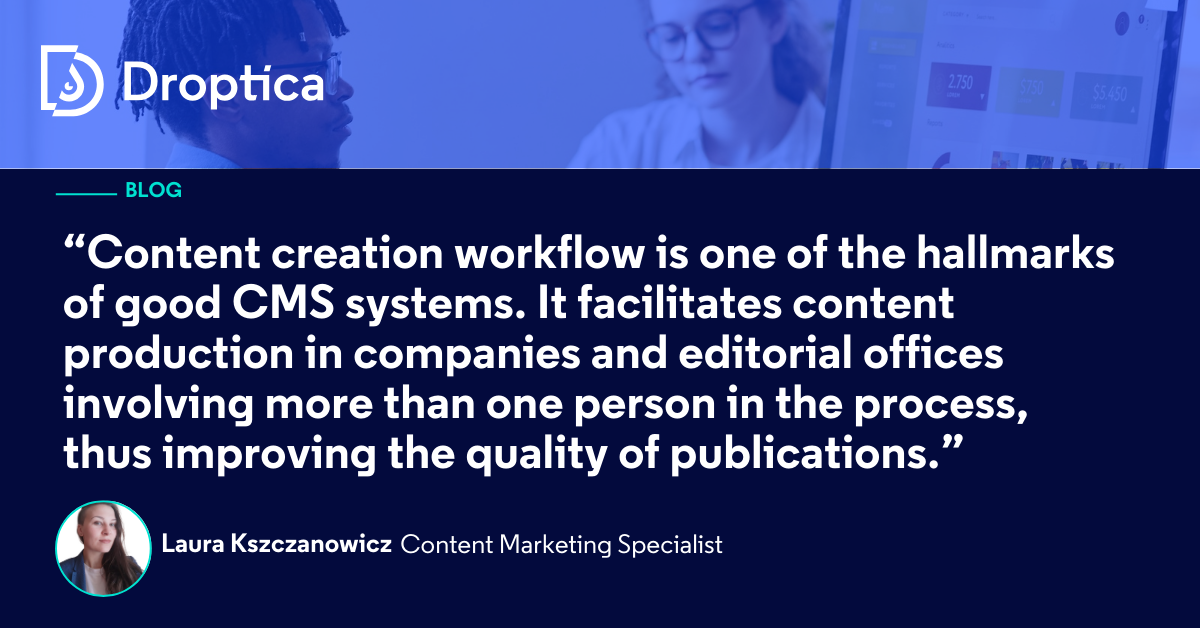 5 steps to create effective content creation workflow | Droptica